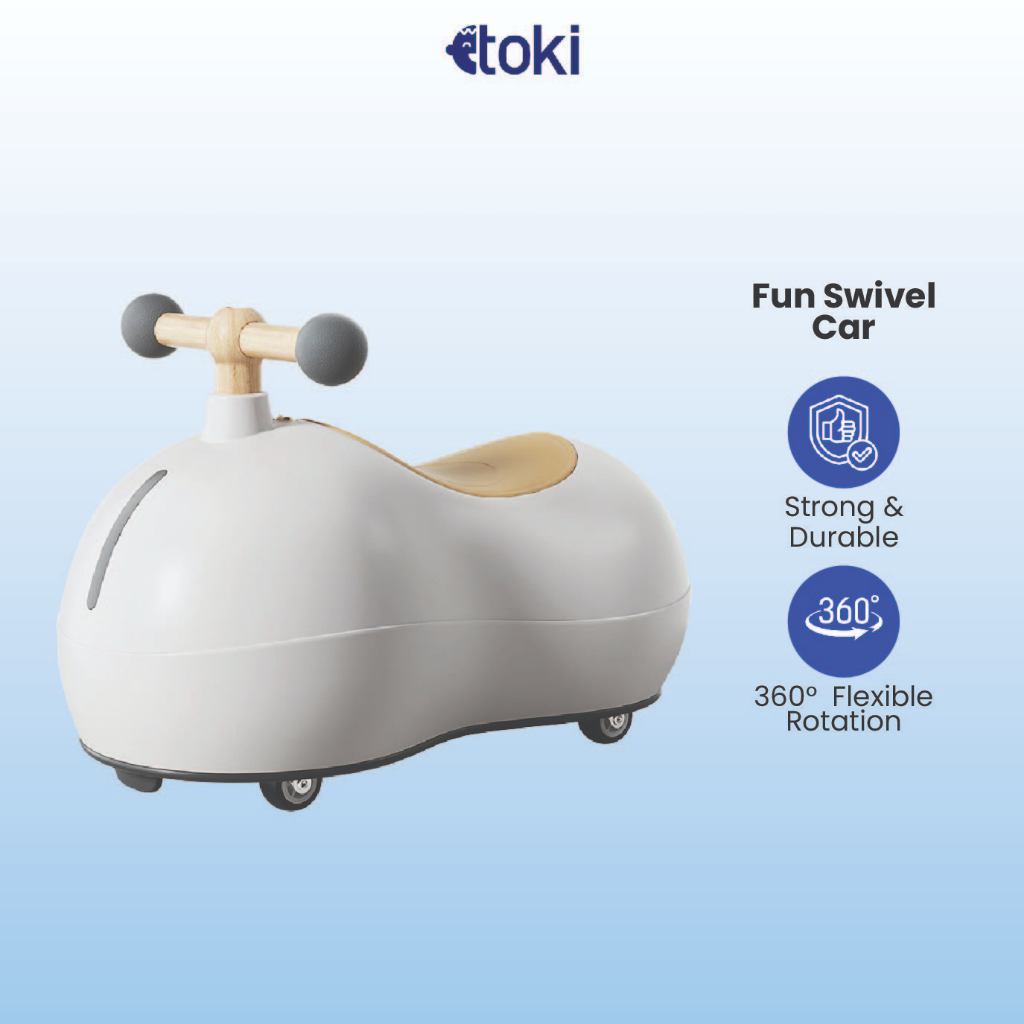 Toki - Kereta Kacang Kids Yoyo Car 50kg Swing Car Twist Car Outdoor ...