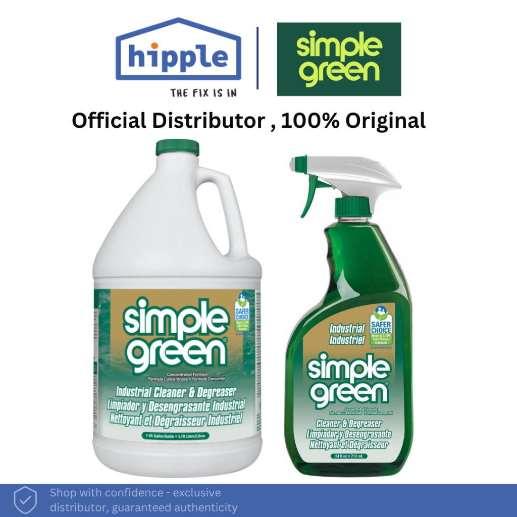 Simple Green Concentrated Industrial Cleaner and Degreaser 24oz/1gallon ...
