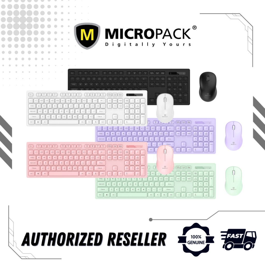 Micropack USB Wireless Mouse and Keyboard Combo (KM-237W) Original ...