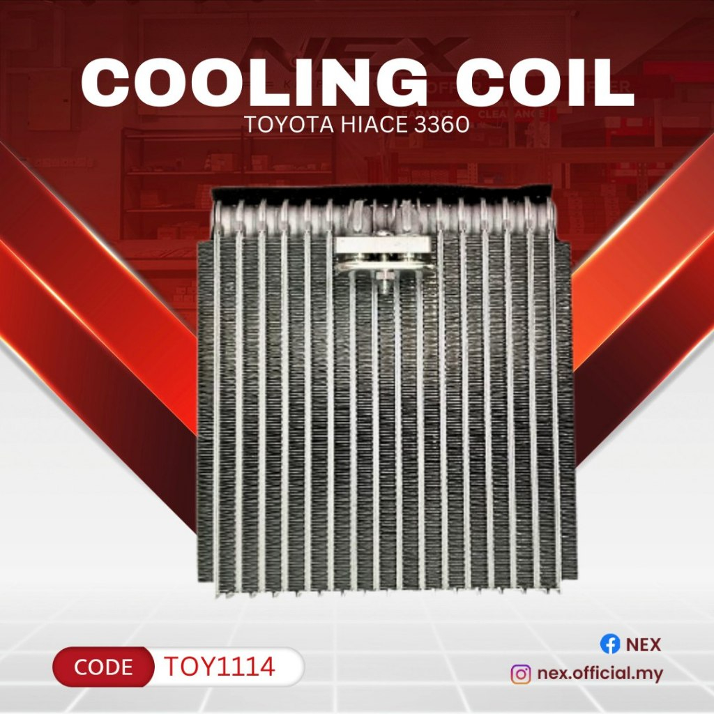 🔥WARRANTY 1 YEAR🔥 EVAPORATOR COOLING COIL TOYOTA HIACE OLD MODEL / DYNA 3360 | Shopee Malaysia