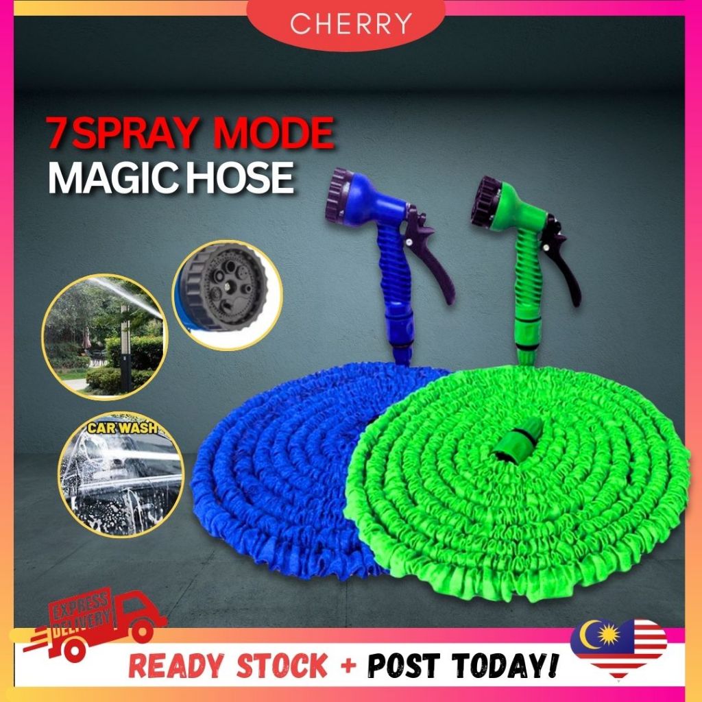 🍒CHERRY🍒 Multifunction Expandable Magic Hose 25FT-100FT Garden Water ...