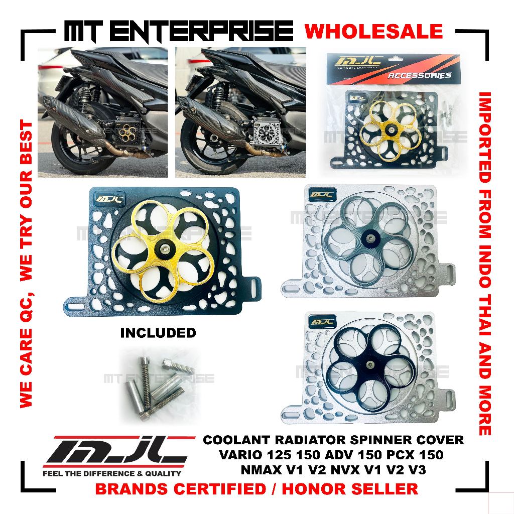 FREE YAMALUBE OIL+THREEBOND 1104-MJL COOLANT RADIATOR SPINNER COVER ...