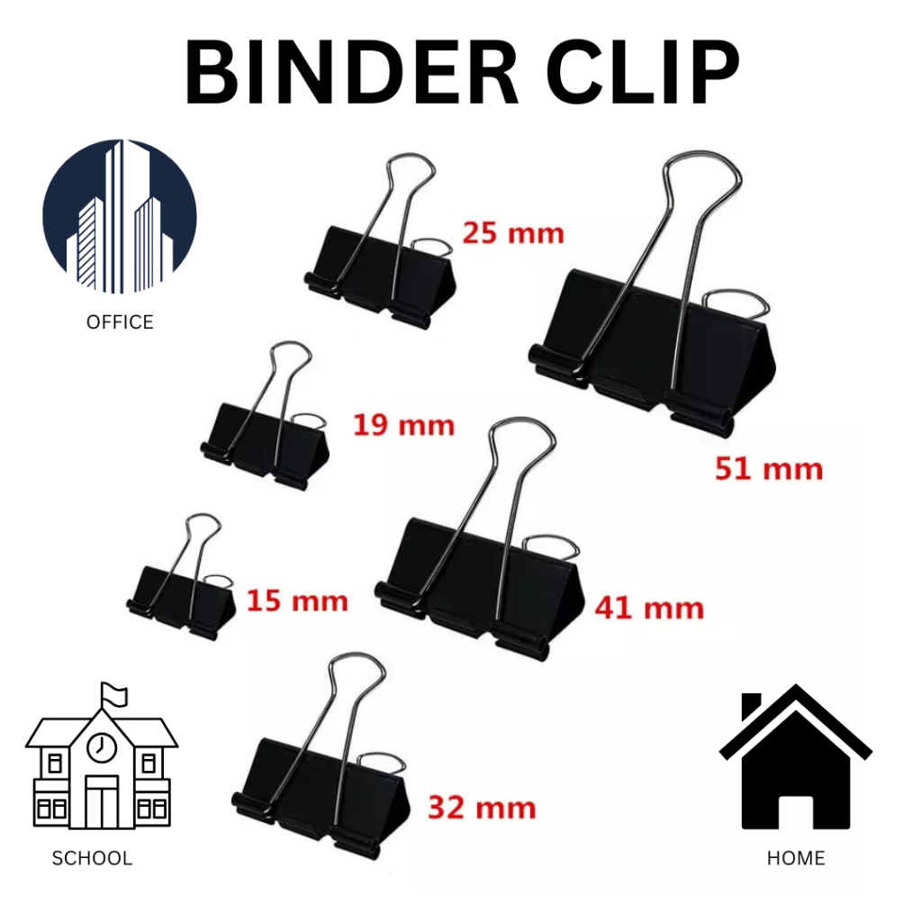 Binder Stainless Steel Clip Electrophoresis Coated Klik Kertas Binder ...