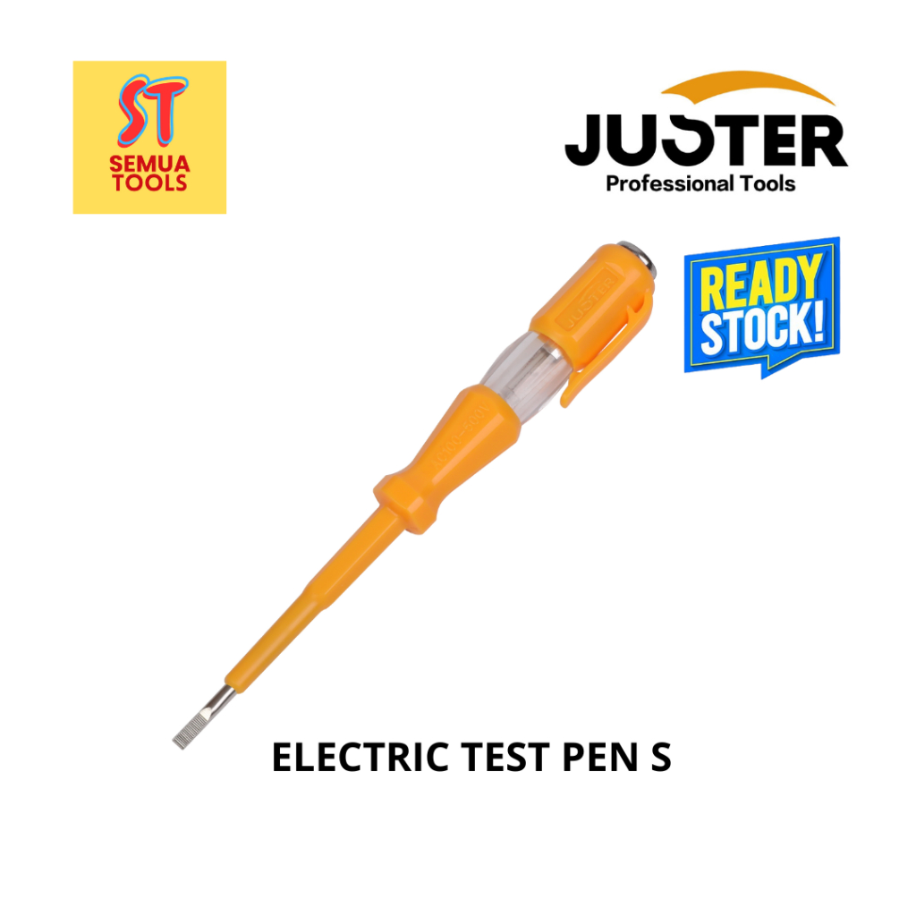 New JUSTER Electric Test Pen / Portable Flat Screwdriver 100-500V ...