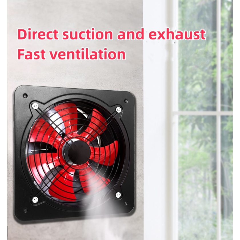 Exhaust fan kitchen powerful window ventilation fan household 12/14/16 ...