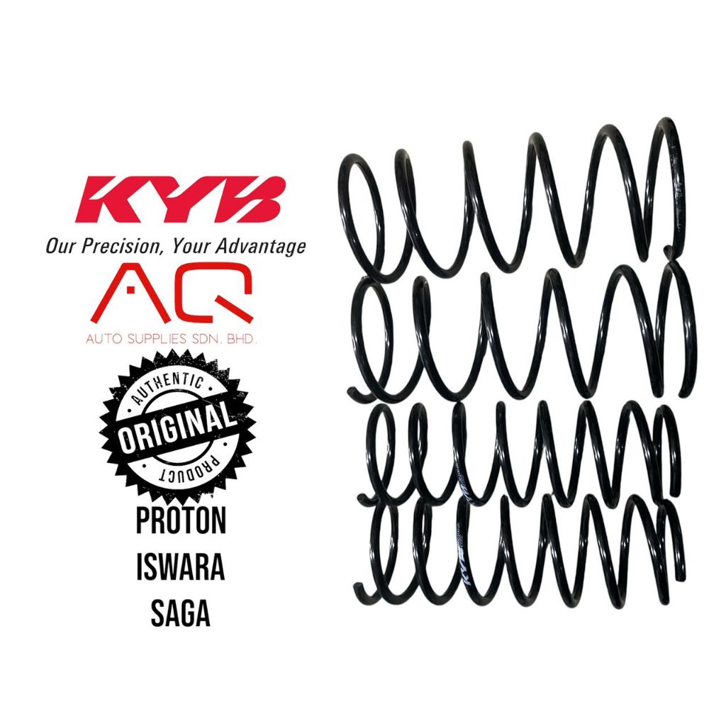 KAYABA SPRING FOR PROTON SAGA ISWARA FRONT AND REAR SET (CS01001F FRONT ...