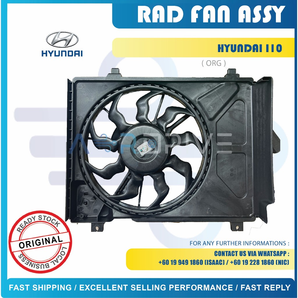 ORIGINAL HYUNDAI i10 RADIATOR FAN ASSY | Shopee Malaysia