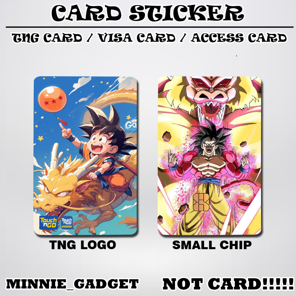 [ GOKU ] Touch n Go Card Sticker Cover TNG / MASTER / VISA / CREDIT ...