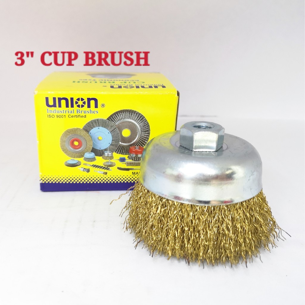 UNION CUP BRUSH 3''/75MM X M10 X 1.5 / 100PCS | Shopee Malaysia