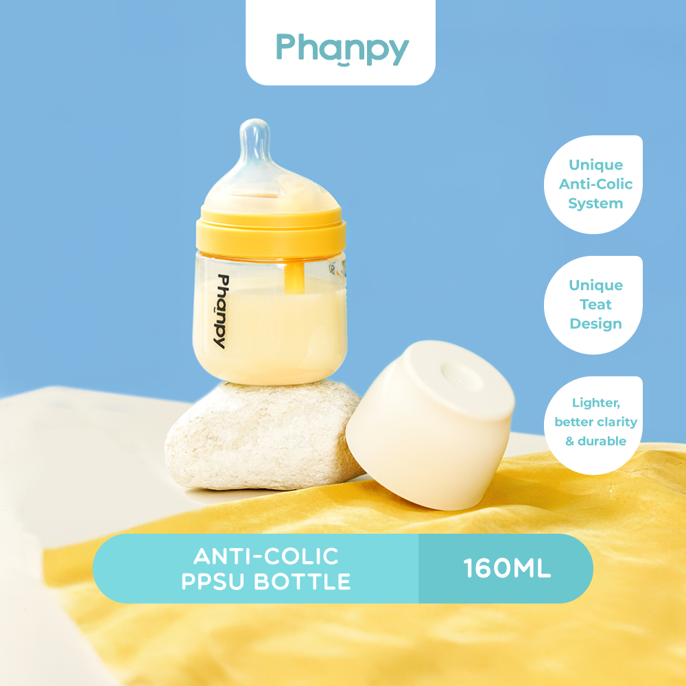 Phanpy Anti-Colic PPSU Bottle (160ml) | Shopee Malaysia