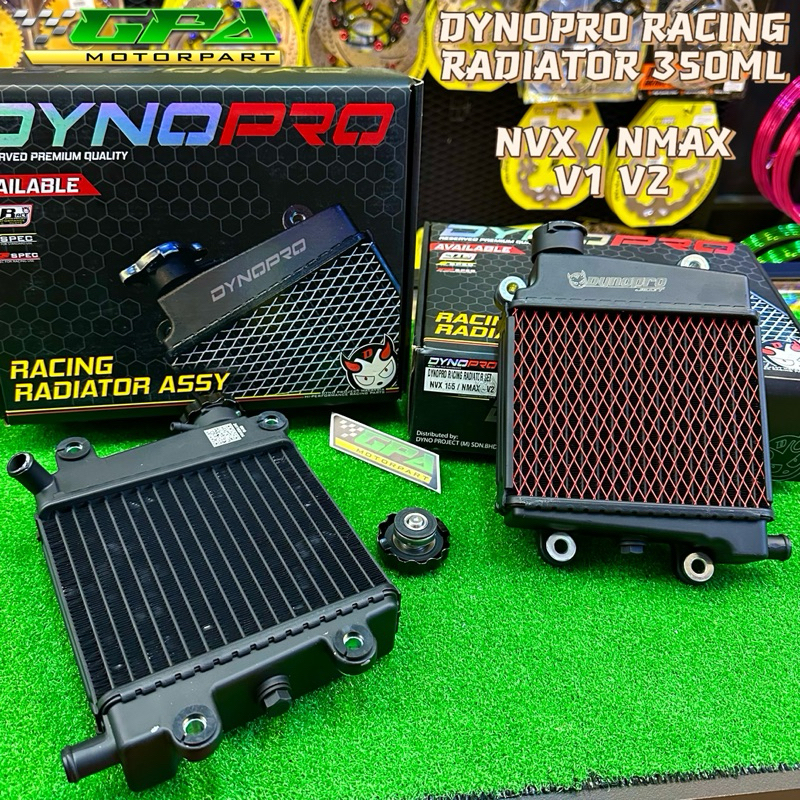 DYNOPRO RACING RADIATOR 350ML NMAX NVX V1 V2 PNP SIAP COVER | Shopee ...