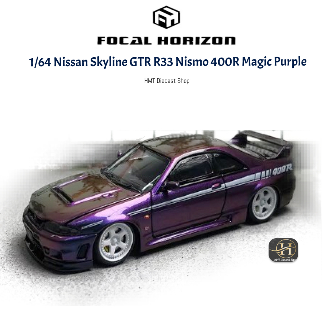 (READY STOCK) FOCAL HORIZON 1/64 Nissan Skyline GTR R33 Nismo 400R ...