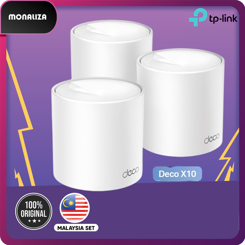 Tp-Link Deco X10 AX1500 Home Mesh WiFi - 2 Pack/3 Pack | Shopee Malaysia