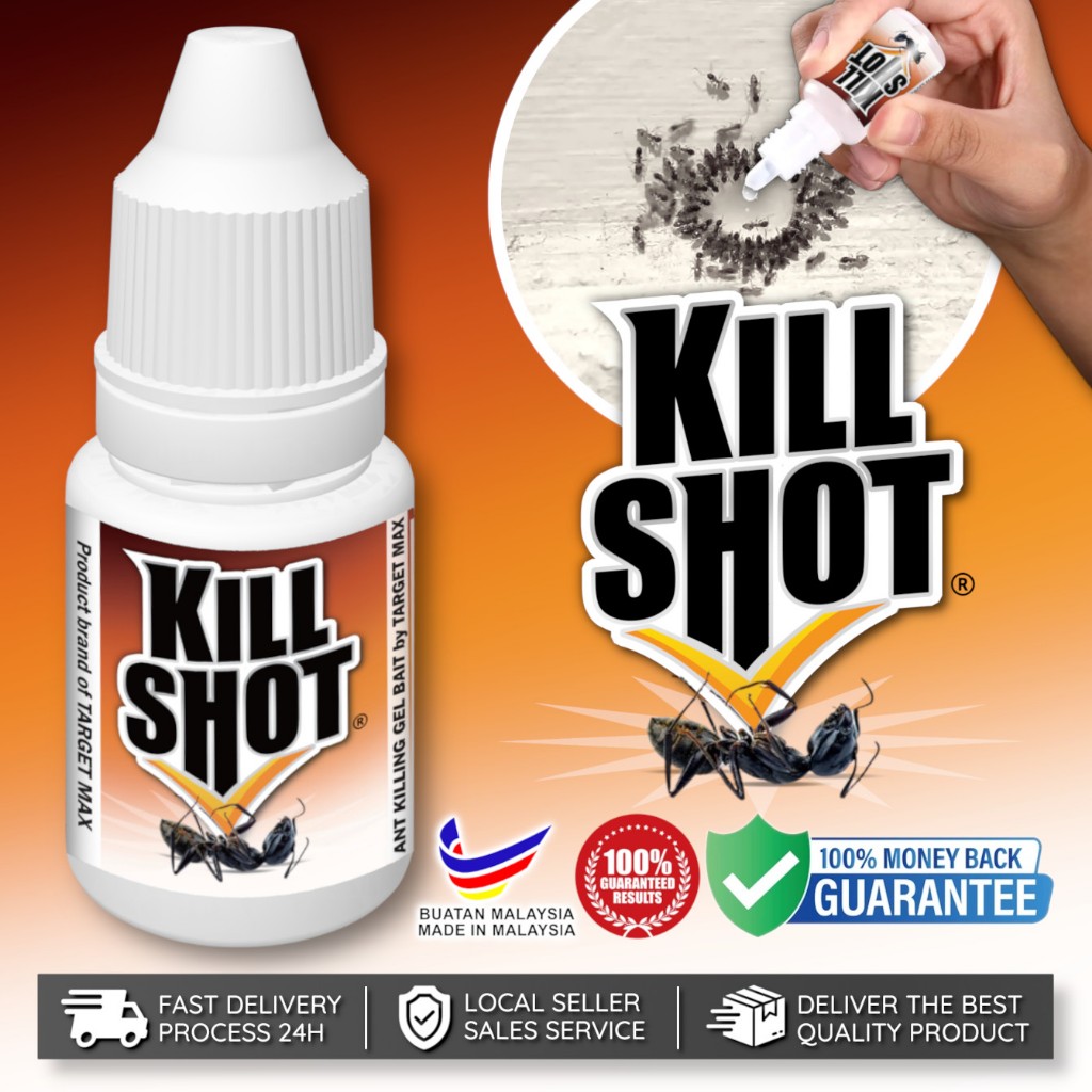KILLSHOT Anti Ant Killer Bait Cockroach Lipas Umpan Ubat Semut Berkesan ...