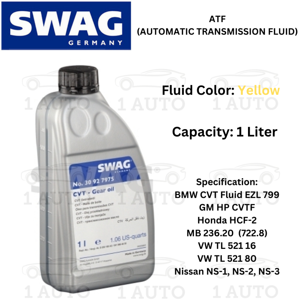 (MADE IN GERMANY) SWAG CVT ATF MINI R50 1.6 (cvt gearbox) | Shopee Malaysia
