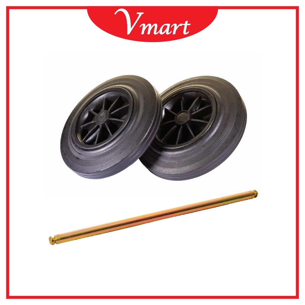MGB 100L 120L 240L Dustbin Wheel Replacement / Roda Tong Sampah Hijau ...