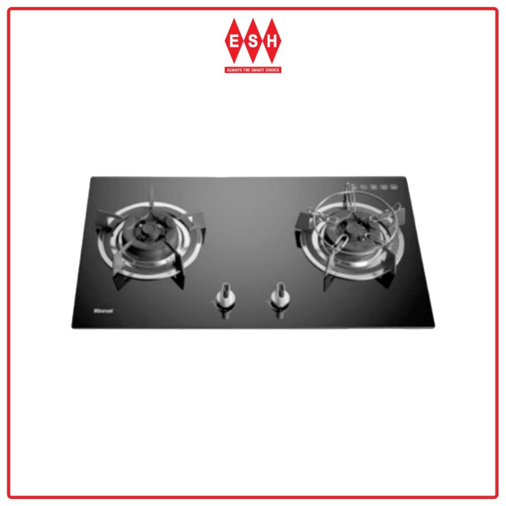 Rinnai RB-782G 2-Burner Flexi Hob Built-in Gas Hob (Glass) (West Malaysia Only) | ESH | Shopee ...