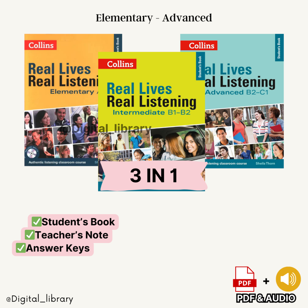 Real Lives, Real Listening (Elementary | Intermediate | Advanced ...