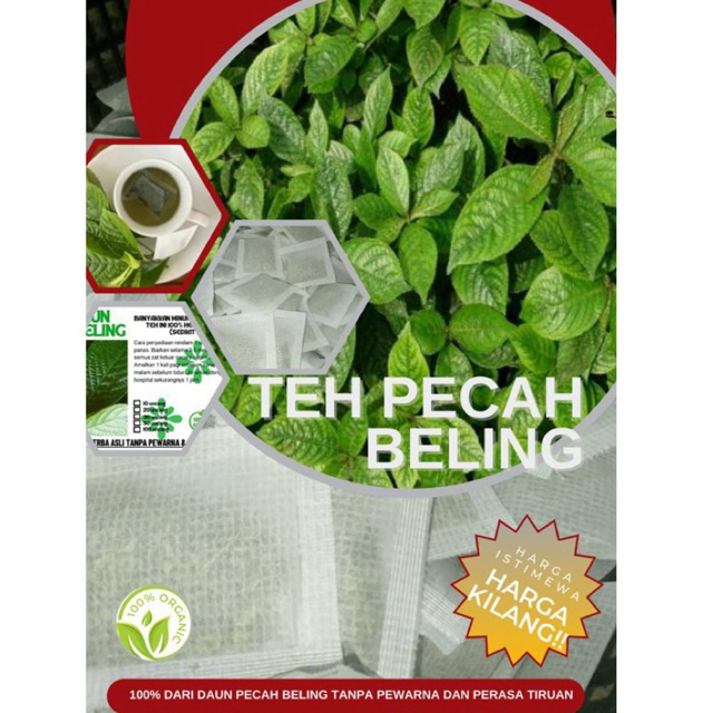 Uncang teh pecah beling asli ubat batu karang | darah tinggi | mencegah ...