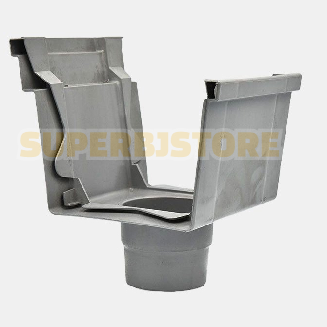PVC Gutter Spout Head grey/white 3''/4'' | Shopee Malaysia