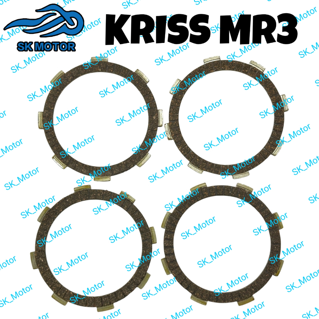 Modenas KRISS MR3 Clutch Plate Set / Kulit Clutch Disc (1 Set 4pcs ...