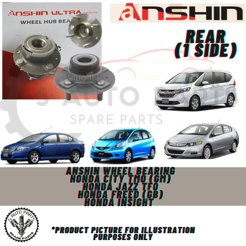HONDA CITY TMO (GM)/JAZZ TFO/FREED (GB)/INSIGHT 100% (ANSHIN) WHEEL ...