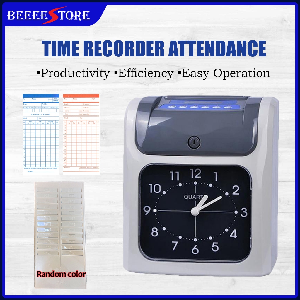 ANALOG TIME RECORDER PUNCH CARD ATTANDANCE MACHINE 👍TIME RECORDER👍 ...
