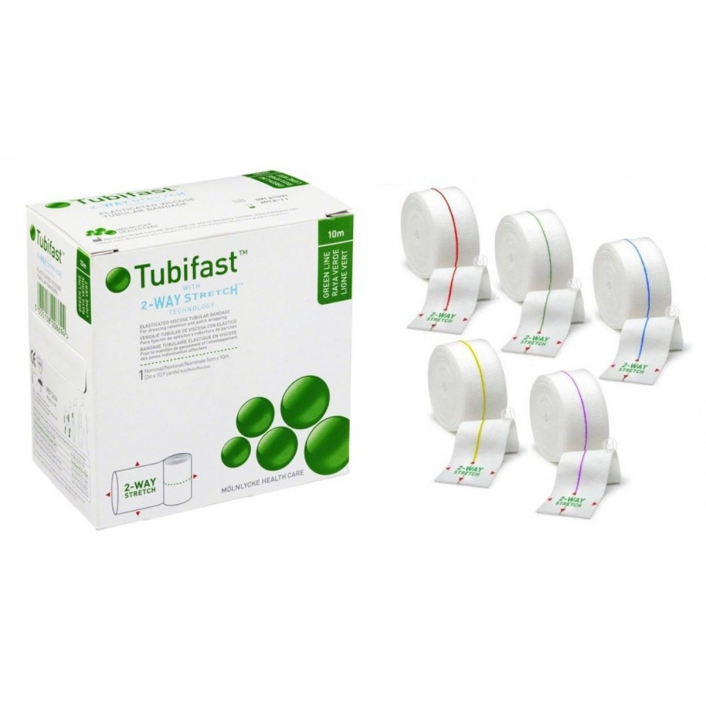 Tubifast 2-Way Stretch ECZEMA WET WRAP (1 Meter) Bandage Pembalut ...