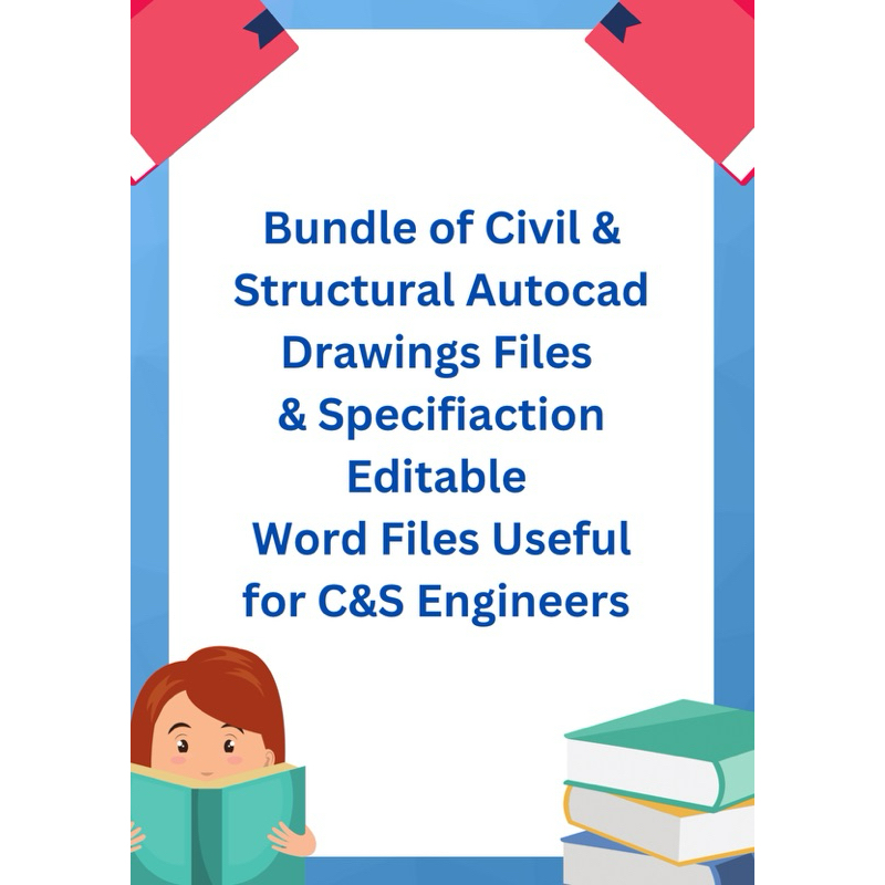 Bundle of Civil & Structural Autocad Drawings Files & Specifiaction ...