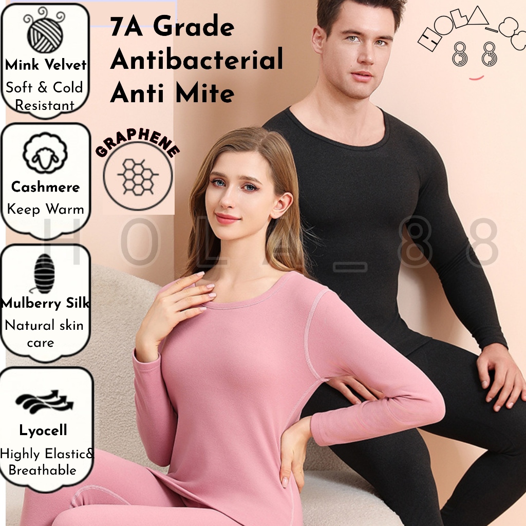 Heat tech Thermal Winter Inner Wear 1Set Mink Velvet Cashmere ...
