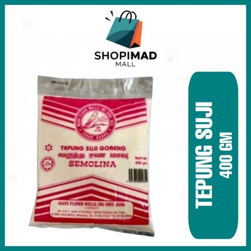 [400GM] TEPUNG SUJI GORENG | SUJI FLOUR | SEMOLINA FLOUR | TEPUNG SUJI ...