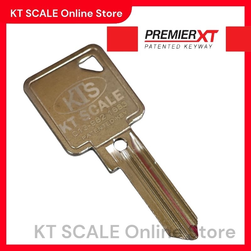 PREMIER XT UNCUT KEY BLANK PATENTED KEY | Shopee Malaysia