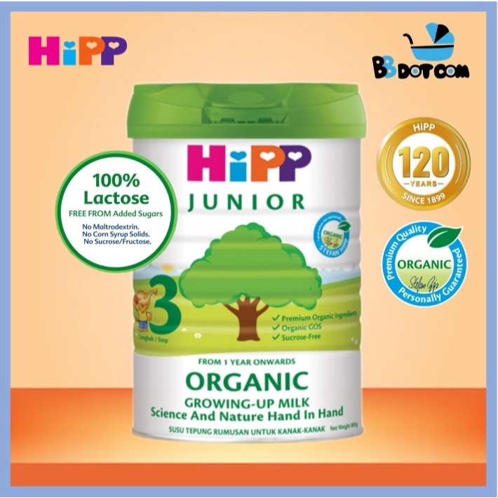 Hipp Susu Organik Junior Organic Growing Up Formula Milk From 1 Year ...