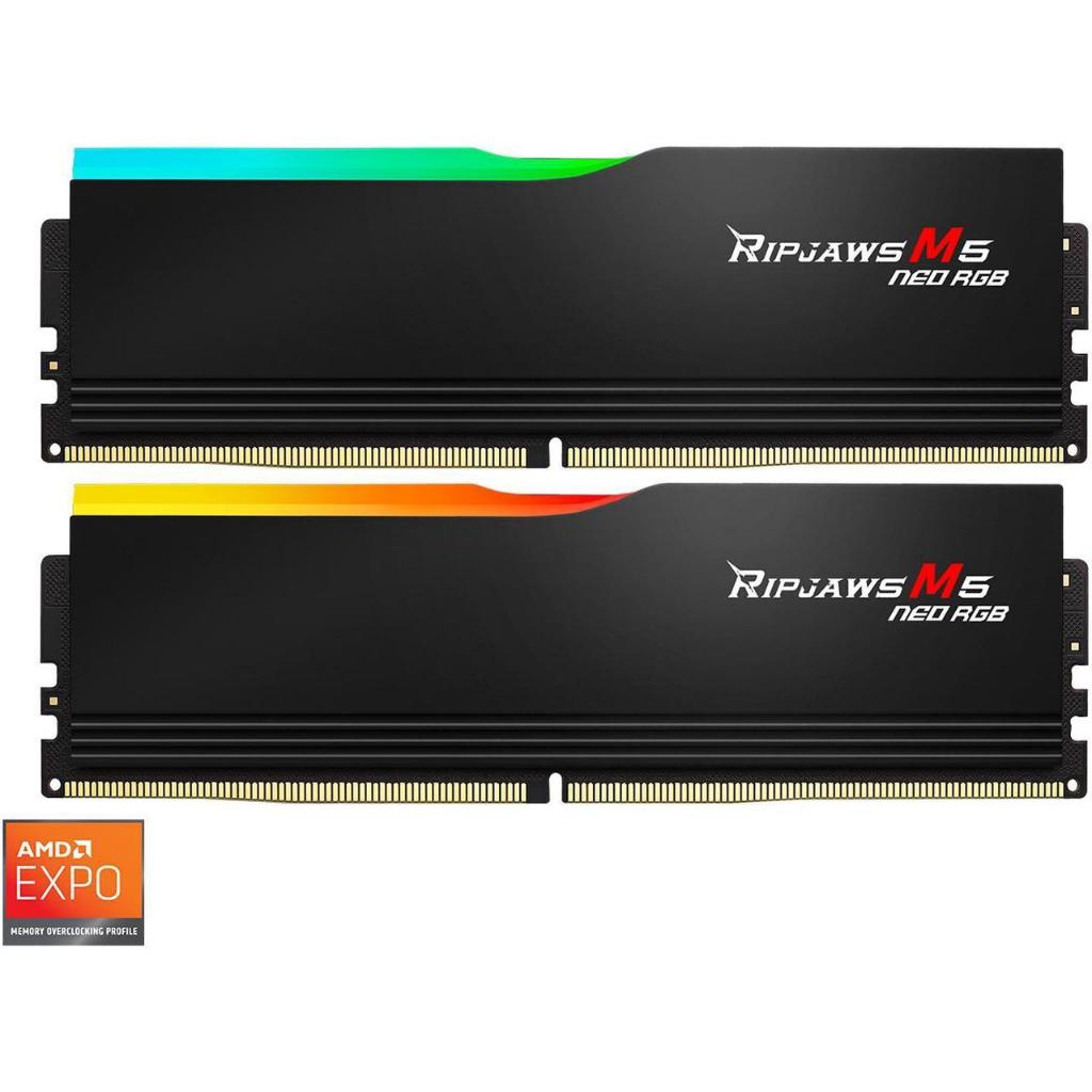 G.SKILL Ripjaws M5 Neo RGB (AMD EXPO) - [ 32GB (2x16GB) / 64GB (2X32GB) ] [ 6000MHz / 6400MHz ...