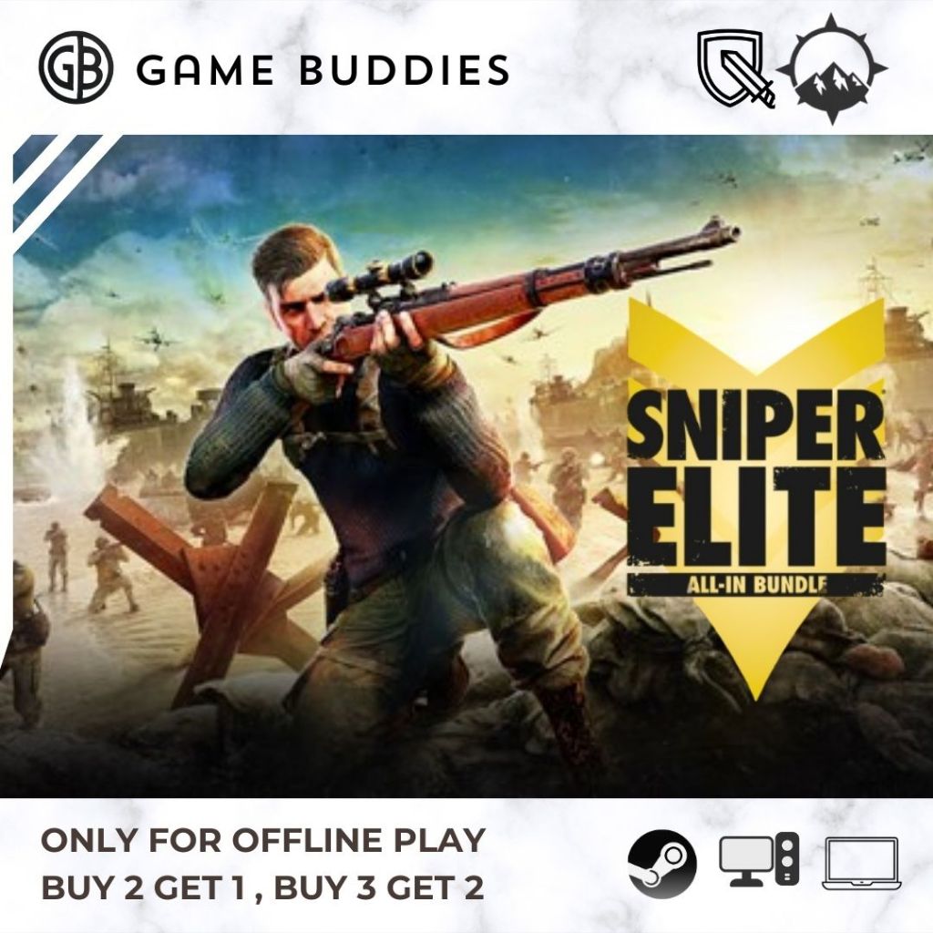 Sniper Elite Complete Pack (6 Games) ( Offline ) Steam PC Original ...