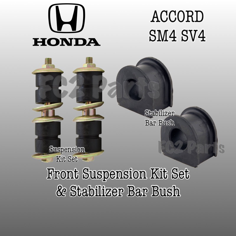 1car 4pcs Honda Accord SM4 SV4 Front Suspension Kit Set & Stabilizer ...