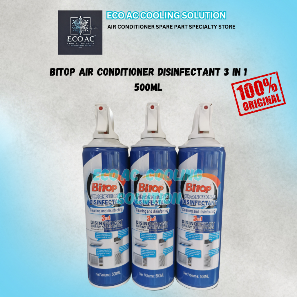 BITOP AIR CONDITIONER DISINFECTANT AIR COND CLEANER 3 in 1 500ml 空调消毒剂 ...