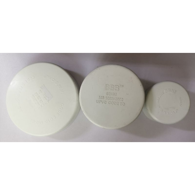UPVC END CAP / UPVC PIPE FITTING END CAP (56MM, 82MM, 110MM) | Shopee ...
