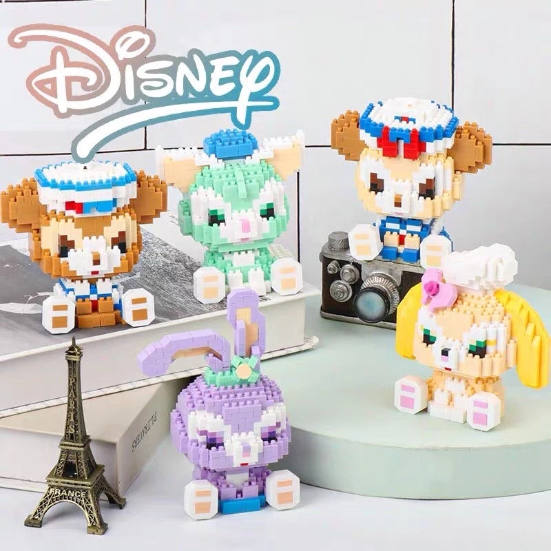 DIY Mini Building Block Cute Cartoon Character Standing Nano Bricks ...