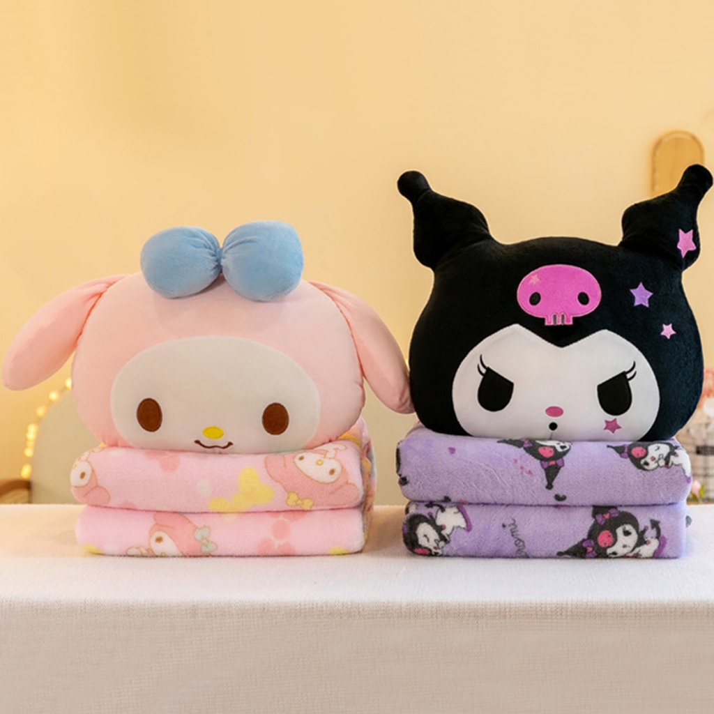 BBD Super Soft Kuromi Melody Pilow Blanket 2in1 HM036 | Shopee Malaysia