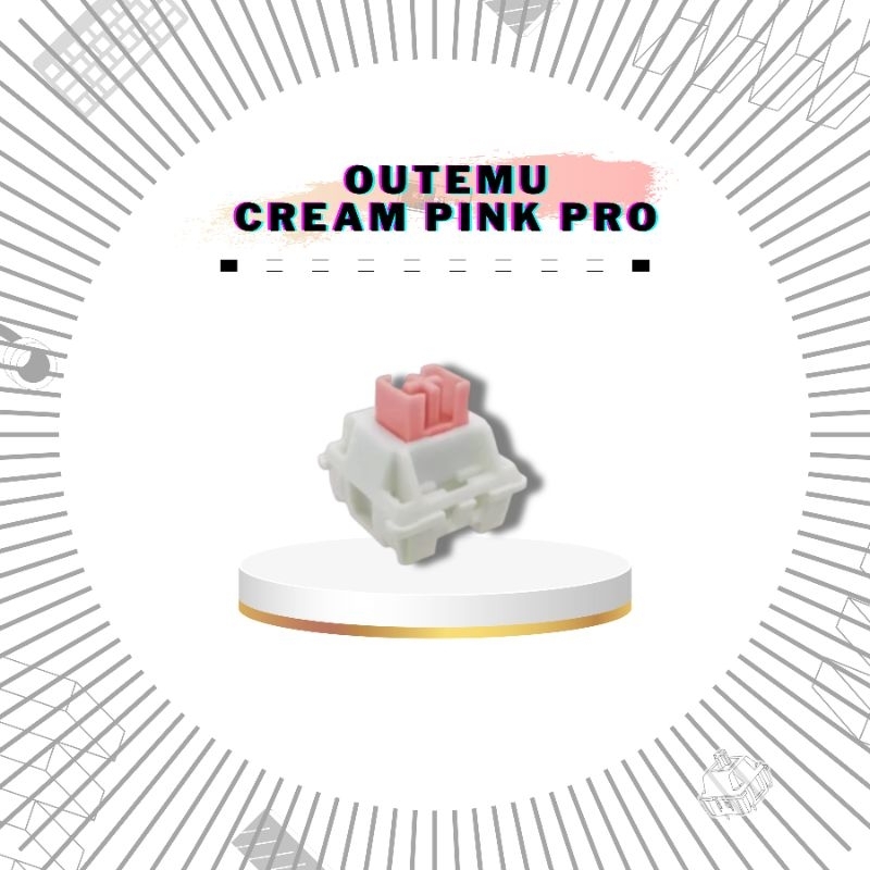 Outemu Cream Pink pro 5pin switches Creamy Switches | Shopee Malaysia