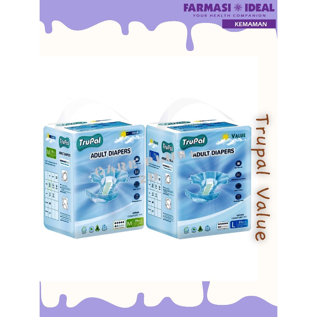 🔥READY STOCK🔥TruPal Value Adult Diapers | Shopee Malaysia