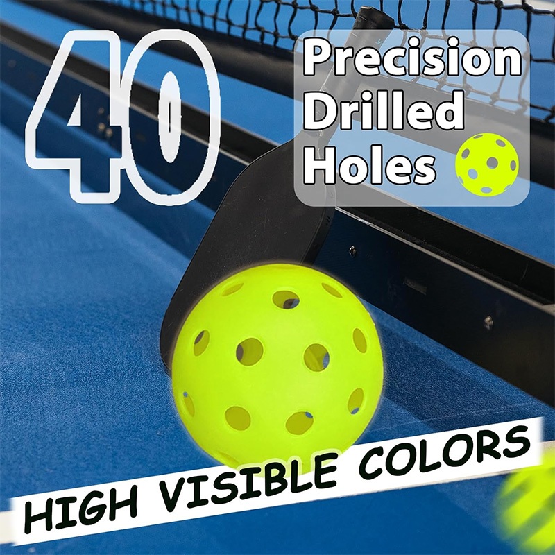 Outdoor Pickleballs Pro 40 - 40 holes Pickleball Balls High Elasticity ...