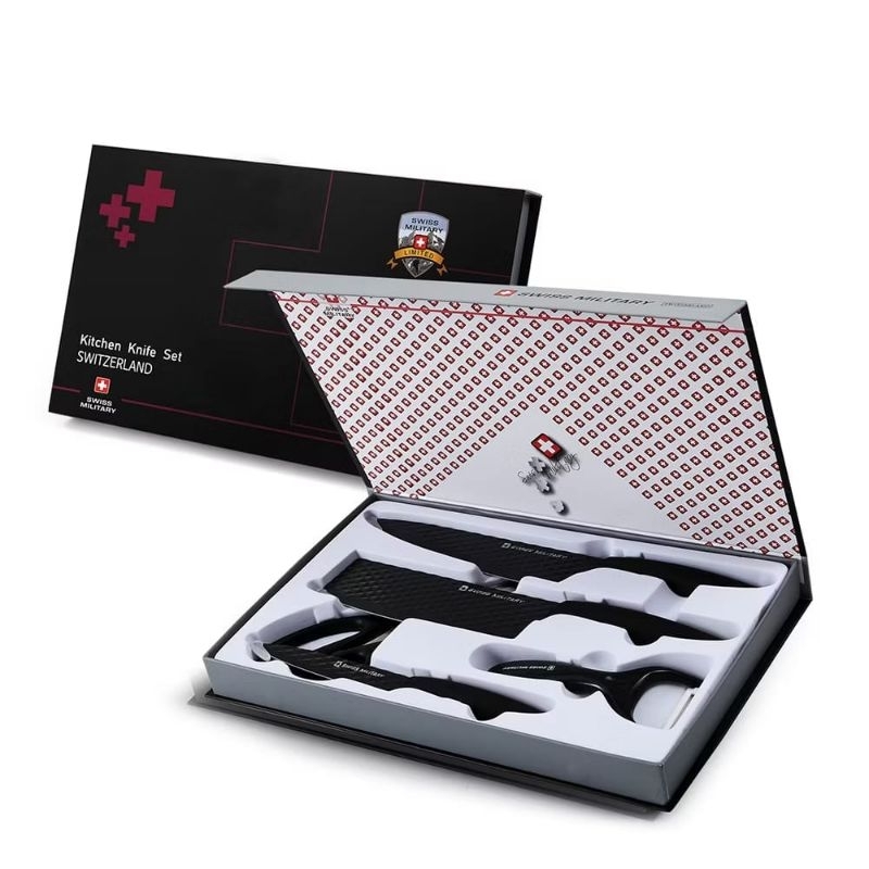Swiss Military Kitchen Knife Set | Shopee Malaysia