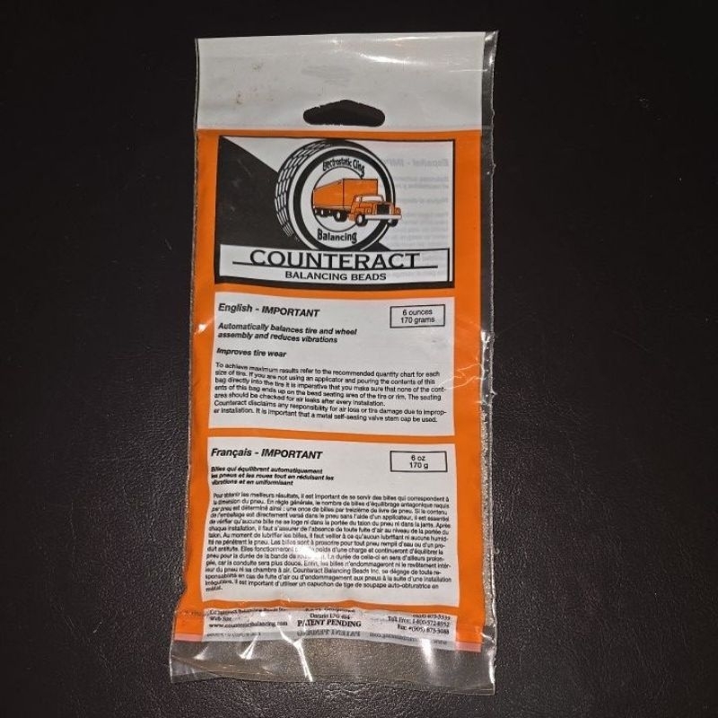 Counteract Tire Balancing Compound Beads Tayar Balancing 6oz [170g ...