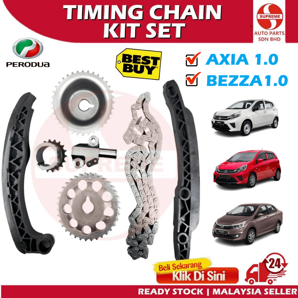 S2U Timing Chain Perodua Axia Bezza 1.0 Timin Kereta | Shopee Malaysia