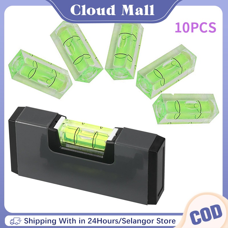 10Pcs Small Bubble Spirit Level 15x15x40mm Square Level Mark Measuring ...