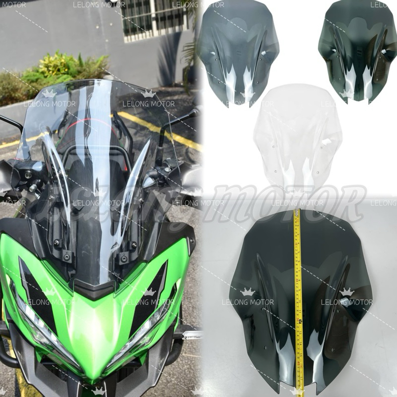 WINDSHIELD VERSYS 650 2022 2023 2024 47CM WINDSCREEN COWLING VISOR ...