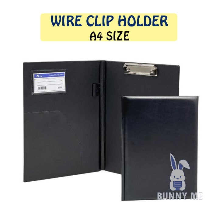 [BUNNY] Emi-FIle 2103 Premium Wire Clip Folder with Cover A4 Size ...