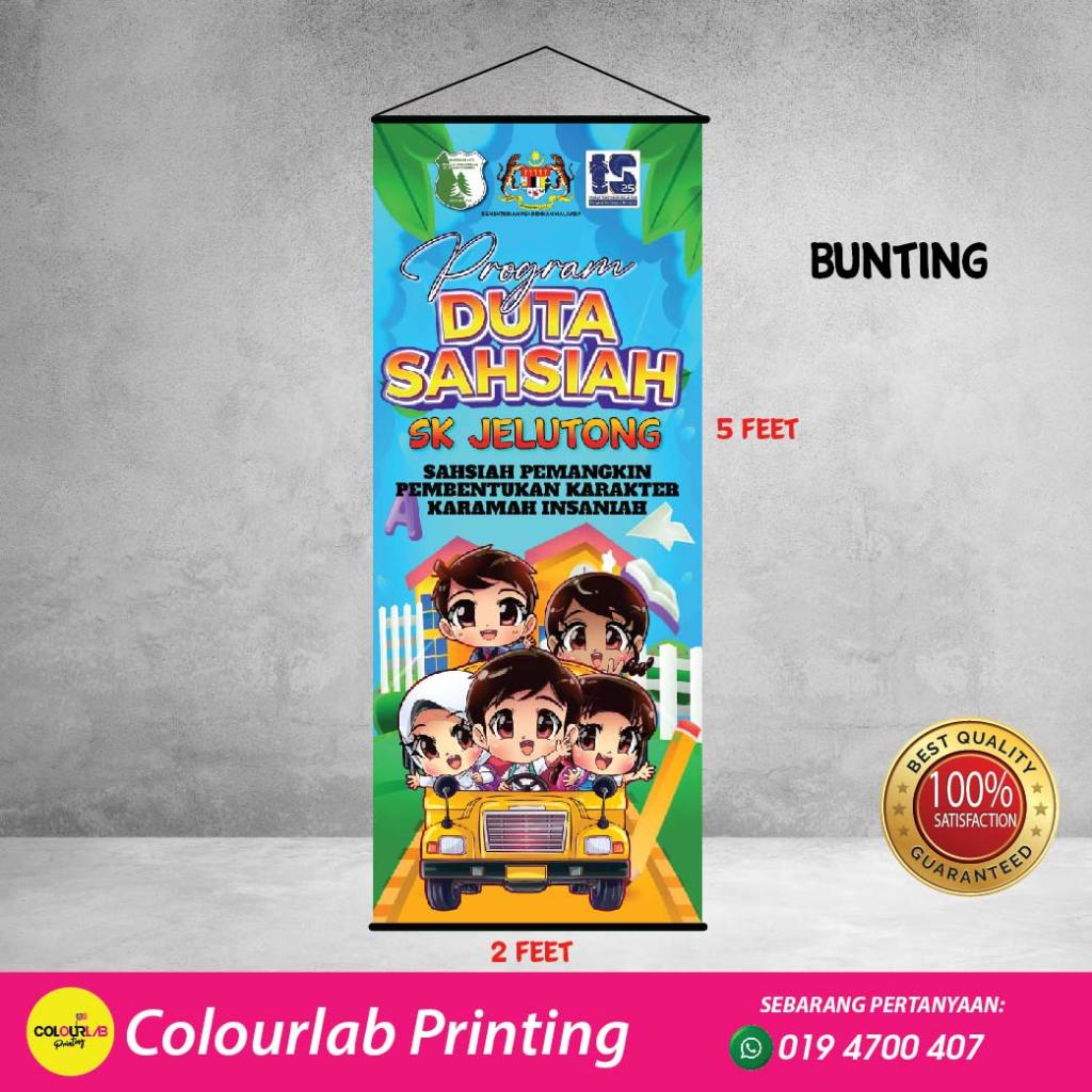 Bunting program duta sahsiah | Shopee Malaysia
